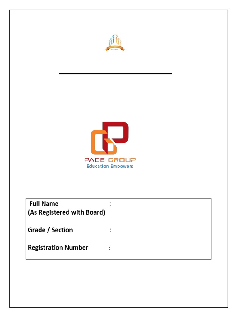 Business Studies Project Cover Page | PDF