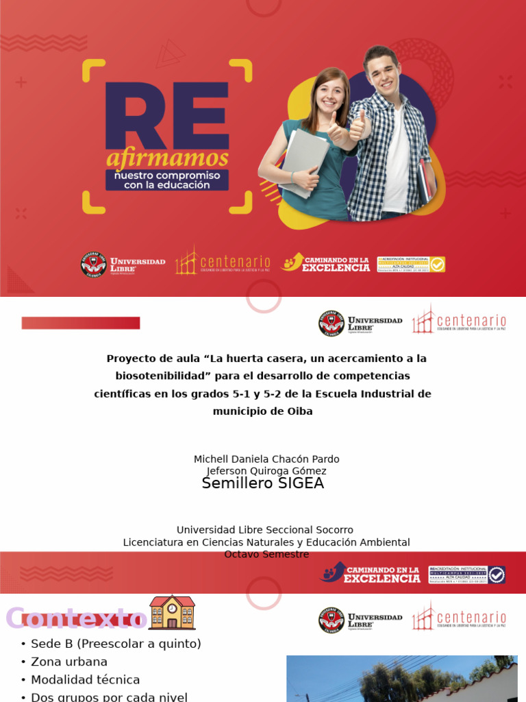 Presentación Proyecto Inv | PDF