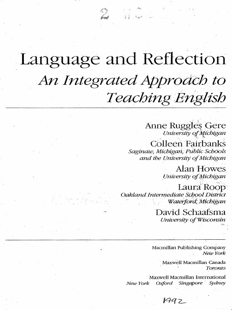 Gere, Why Teach English | PDF