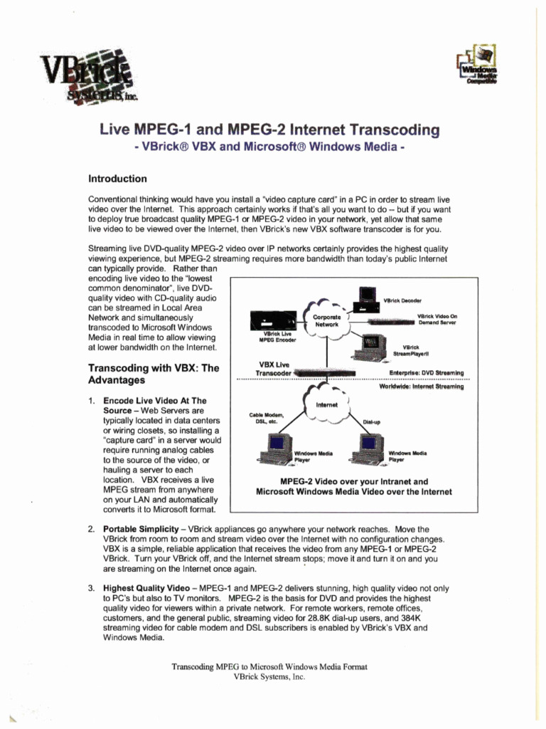Live MPEG-1 and MPEG-2 Internet Transcoding | PDF | Computer Network ...