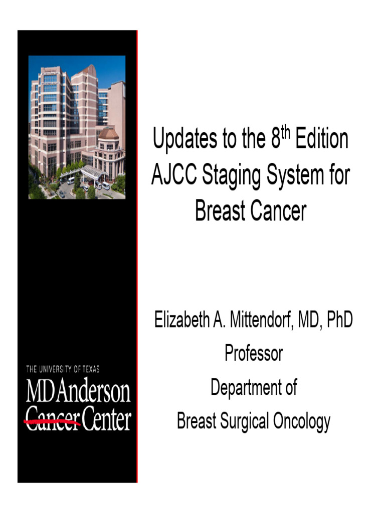 8th Edition Revisions To The AJCC Staging Manual For Breast Cancer ...