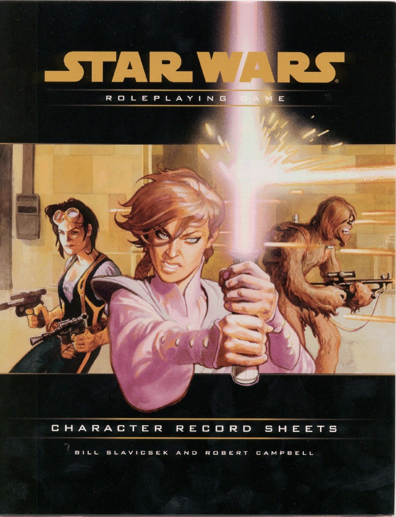 Star Wars RPG - Character Record Sheets | PDF