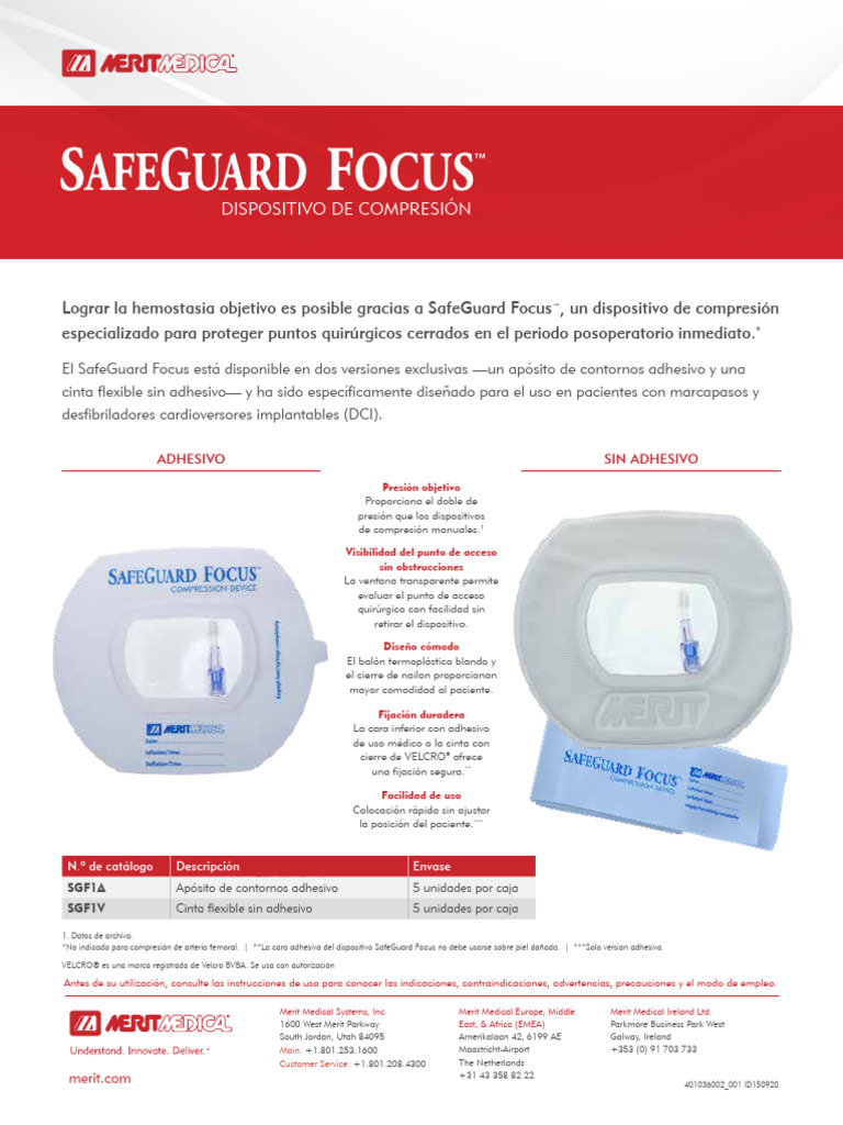 Dispositivo SafeGuard Focus SGF1A | PDF