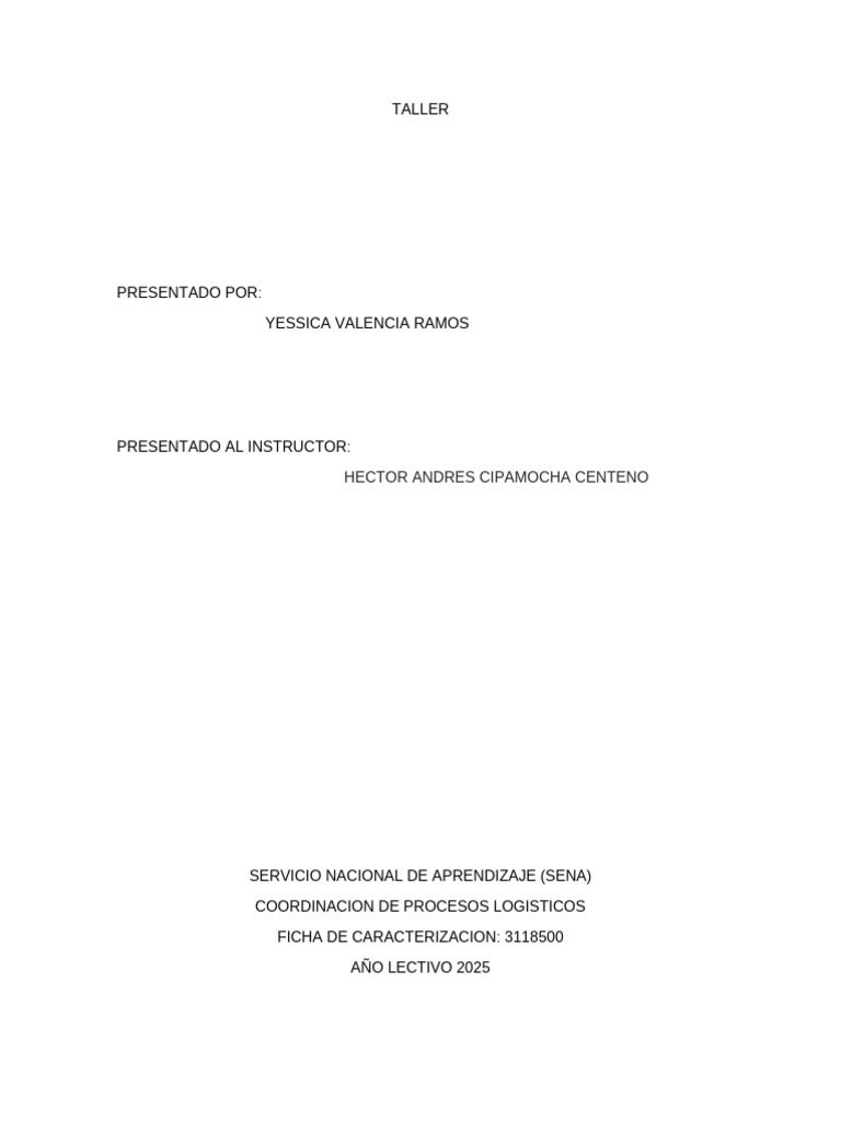 TALLER Yessica Valencia Ramos | PDF