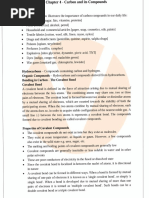 Class 10 Science Chapterwise Topicwise Notes CHAPTER-4 Carbon and Its ...