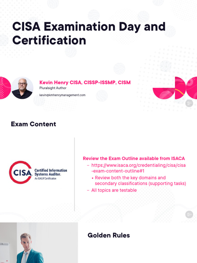 CISA Exam Preparation Guide and Tips | PDF | Risk | Audit