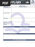 Grade R Lesson Plan Template | PDF | Educational Assessment | Reading ...