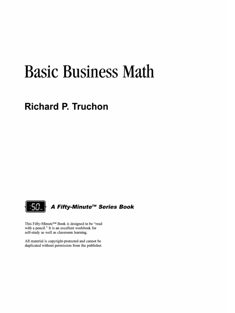 Basic Business Math | PDF