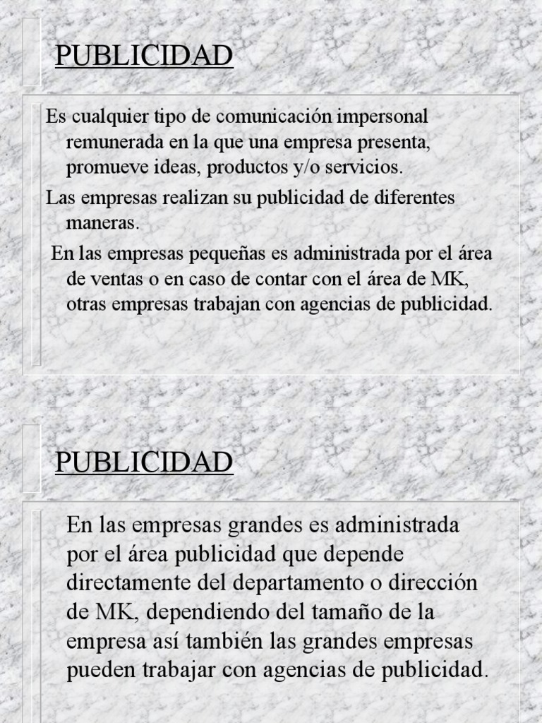 Las 5 M S | PDF | Publicidad | Producto (Negocio)