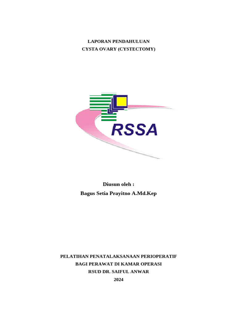 Gambar Anatomi Kista Ovarium | PDF
