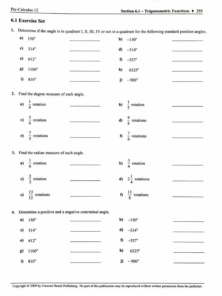 Chapter 6. Trigonometry (Part 1) | PDF