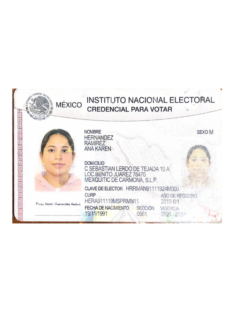 Credencial para Votar | PDF