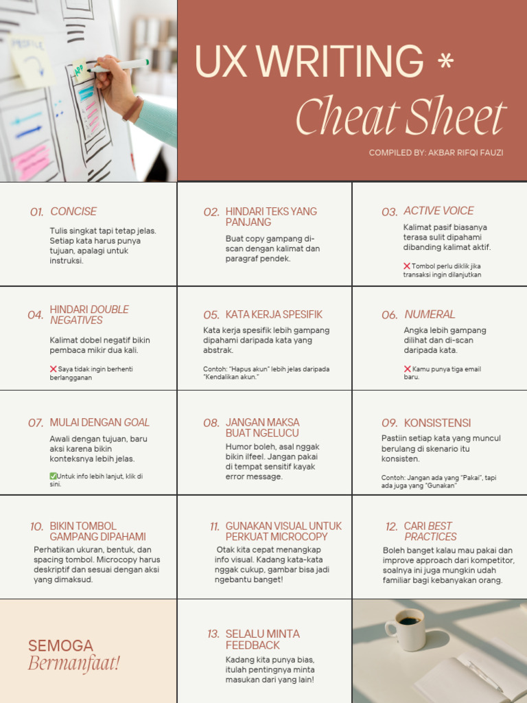 Panduan Singkat UX Writing Efektif | PDF