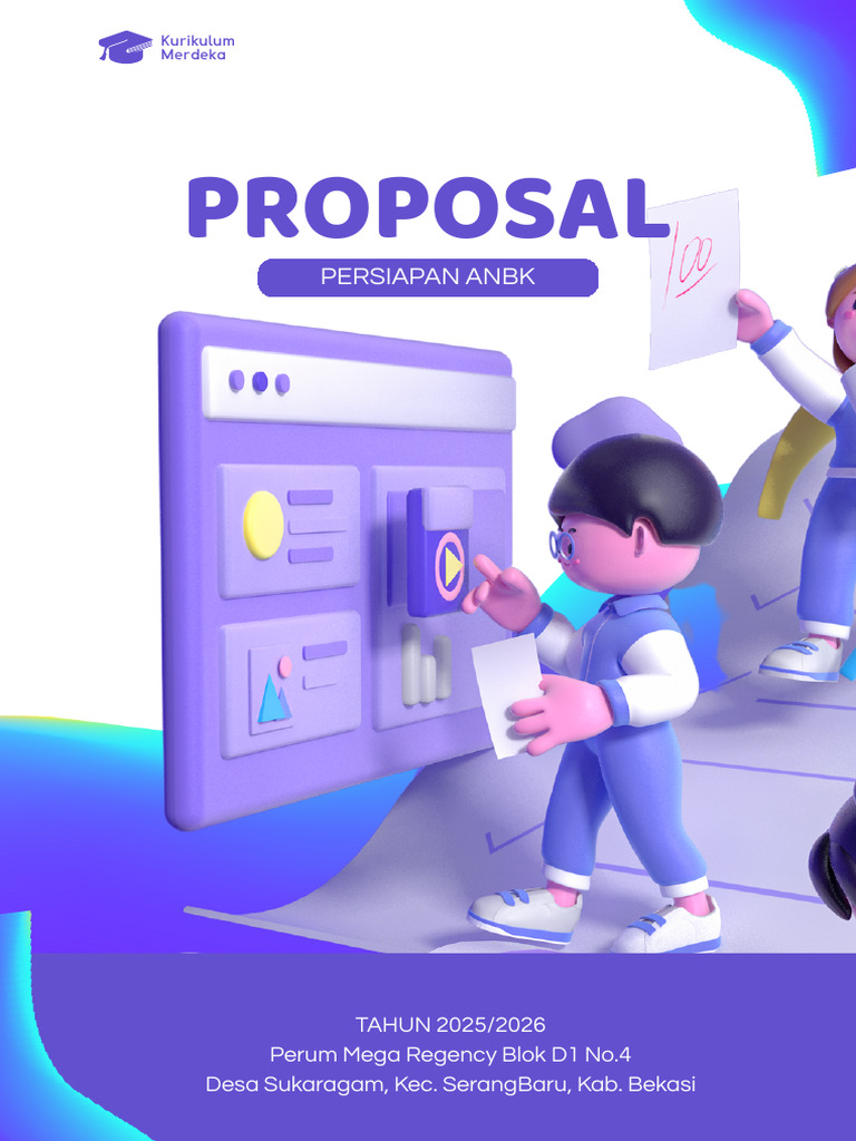 Modul Pembelajaran Informatika Sampul Buku Ungu 3D Modern Ilustratif | PDF