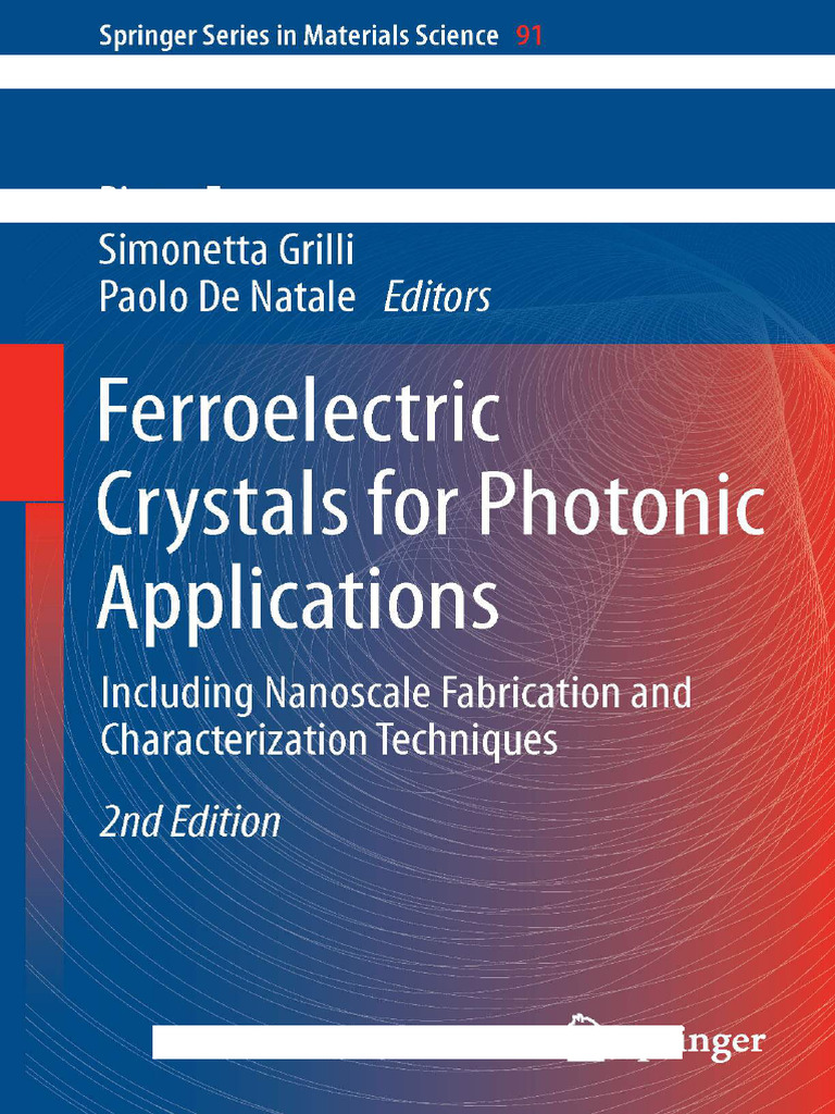 Ferroelectric Crystals For Photonic Applications (Including Nanoscale ...