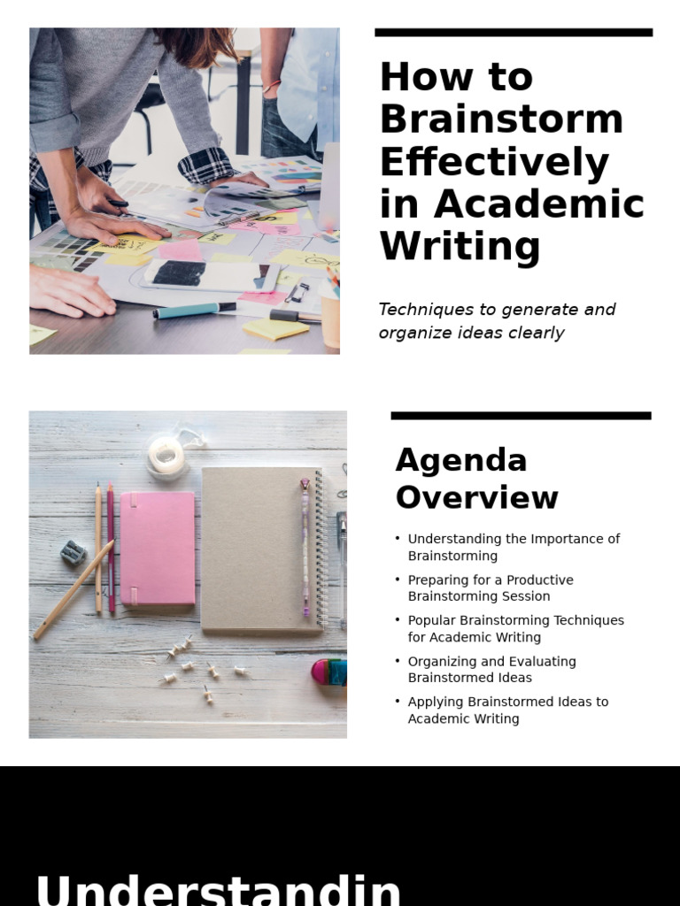 How To Brainstorm Effectively in Academic Writing | PDF | Brainstorming ...