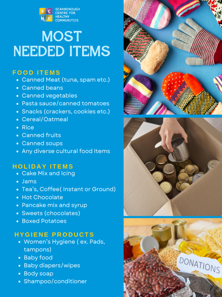 Essential Holiday Food and Hygiene Items | PDF