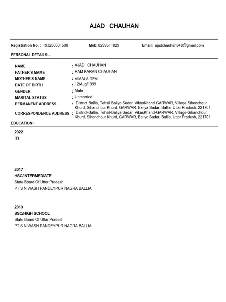 JobSeekerResume AJAD | PDF