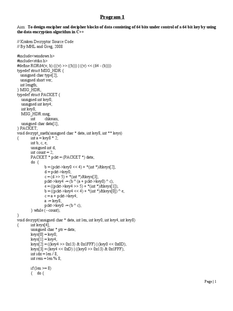 Cns Lab File | PDF | Key (Cryptography) | Secure Communication