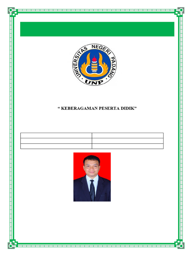 Keberagaman Peserta Didik dalam Pendidikan | PDF