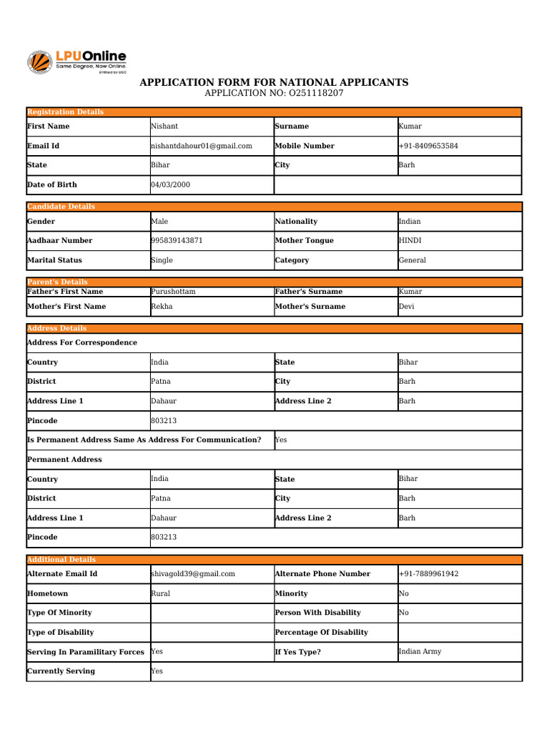 Admission PDF O251118207 | PDF | Educational Stages | Qualifications