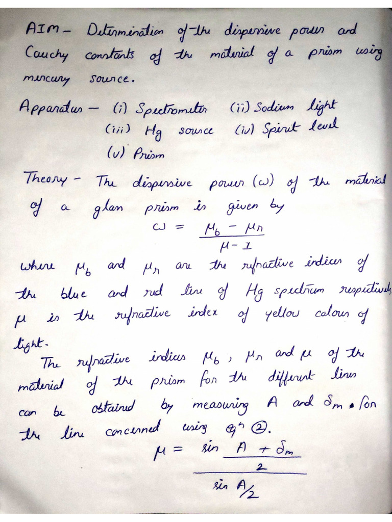 Cauchy Constant | PDF