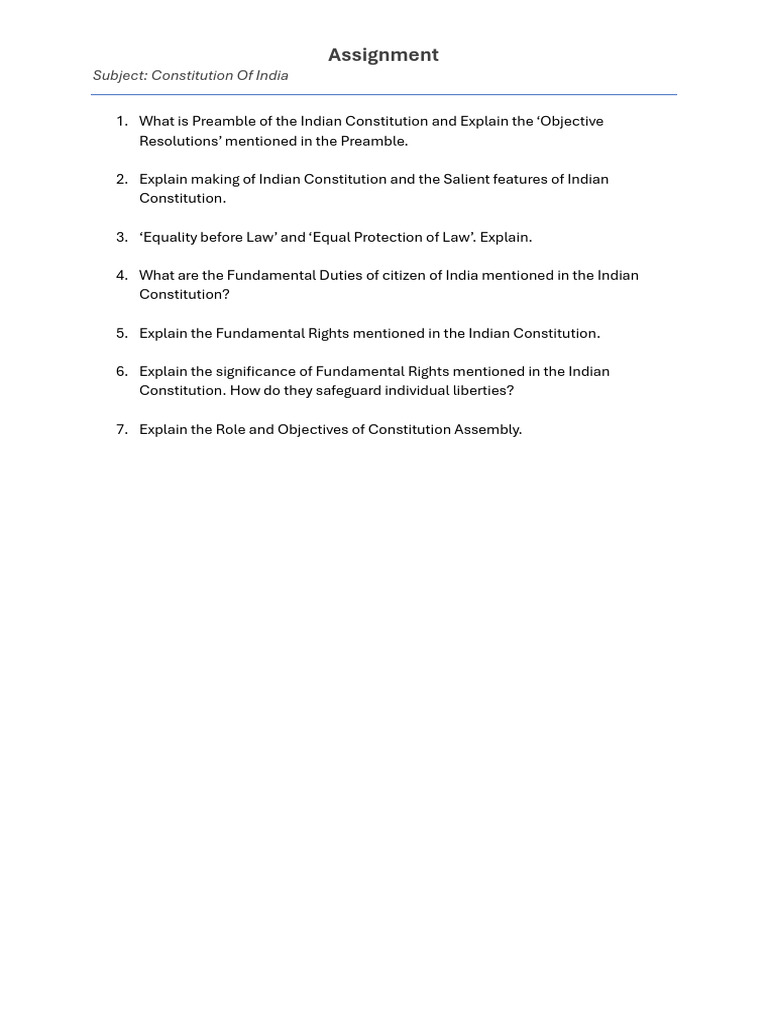 Assignment COI | PDF