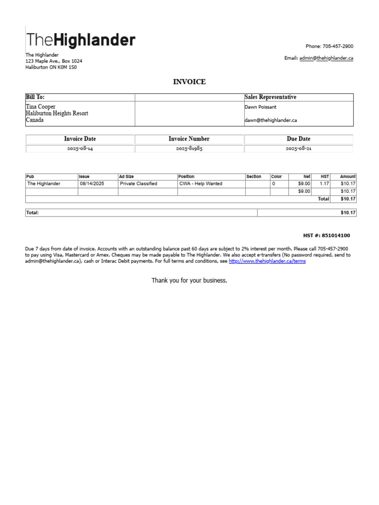 Invoice 2025-81985 | PDF
