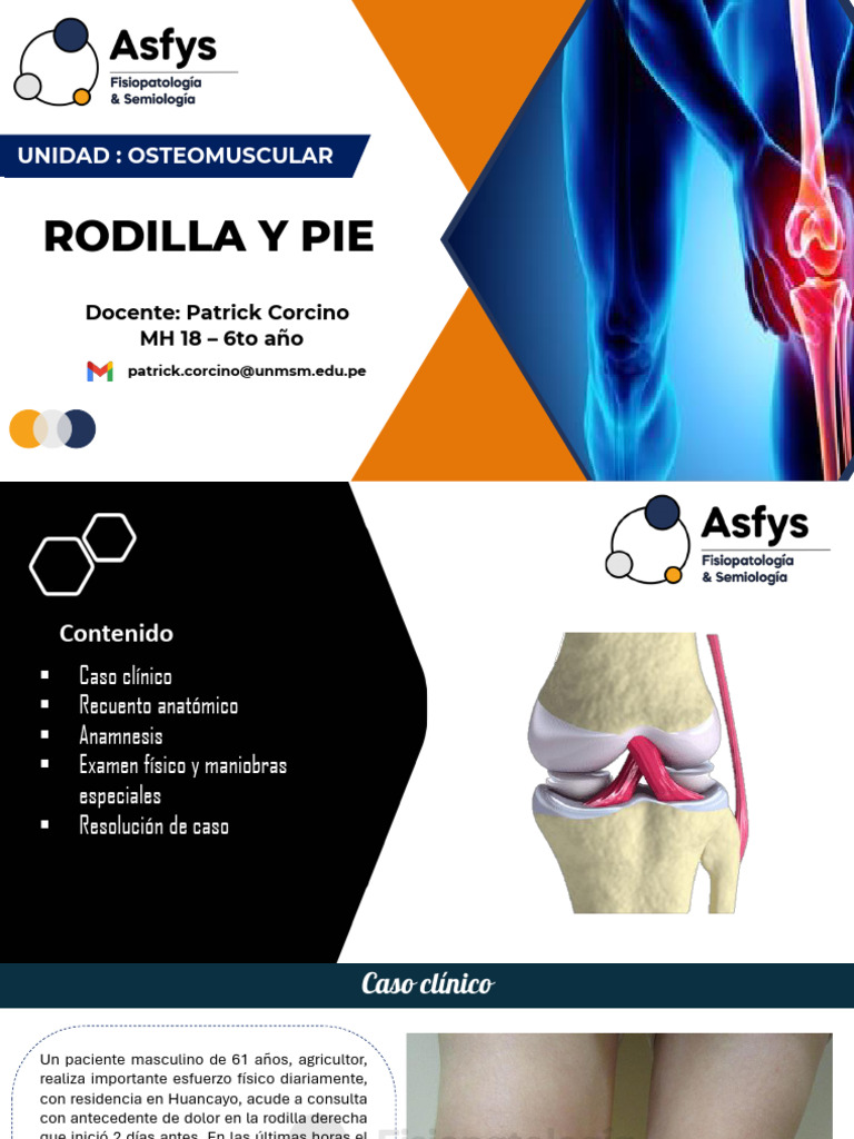 Rodilla y Pie | PDF | Rodilla | Pie