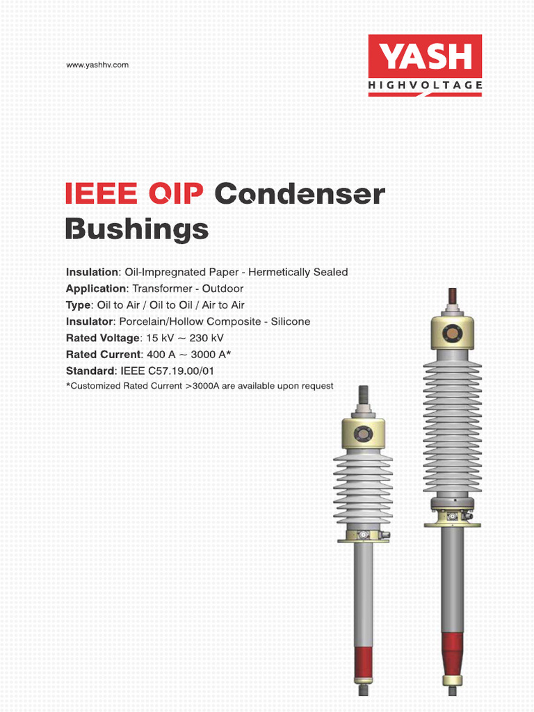 IEEE Range Bushing Brochure | PDF