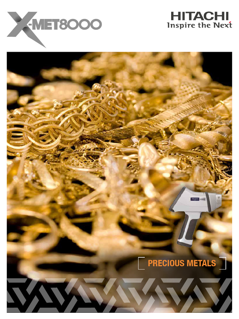 X-MET8000: Portable XRF for Precious Metals | PDF