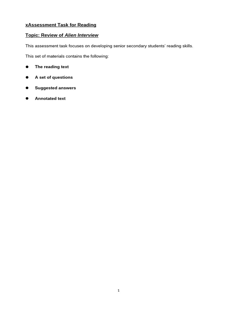 Review of Alien Interview Book | PDF | Books | Creativity