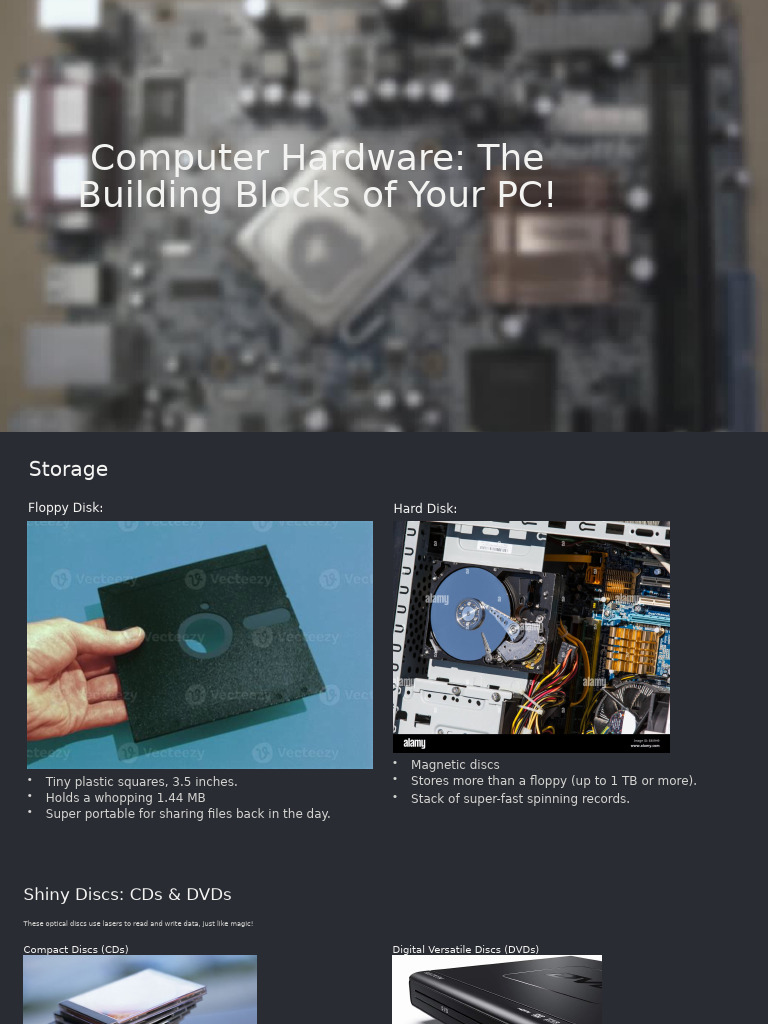 Computer Hardware The Building Blocks of Your PC | PDF | Usb Flash ...