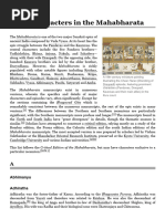 Mahabharata Family Tree Guide | PDF | Vaishnava Texts | Mahabharata