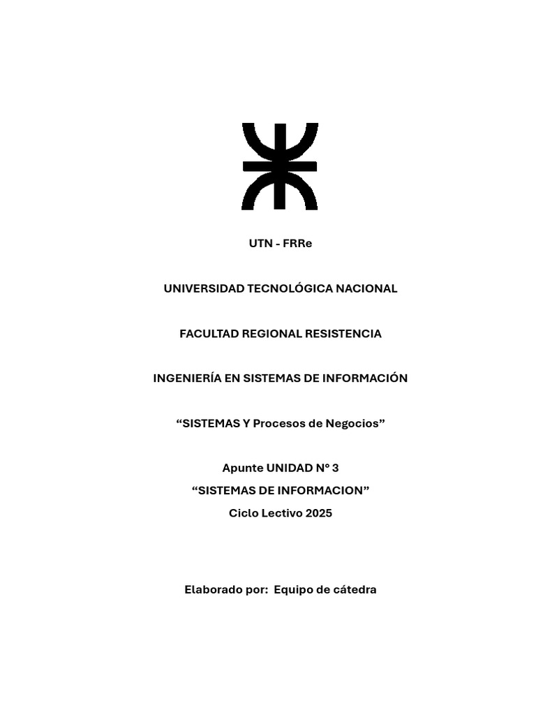 Utn - Frre | PDF | Sistema de soporte de decisiones | Información