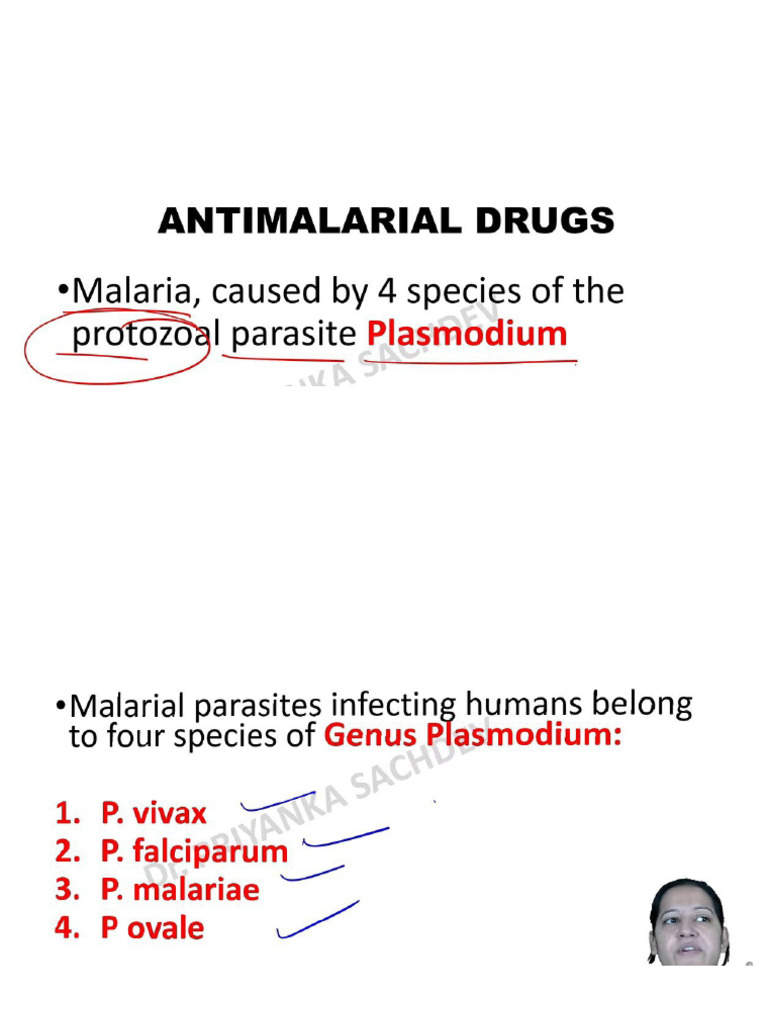 Antimalarial Drugs | PDF