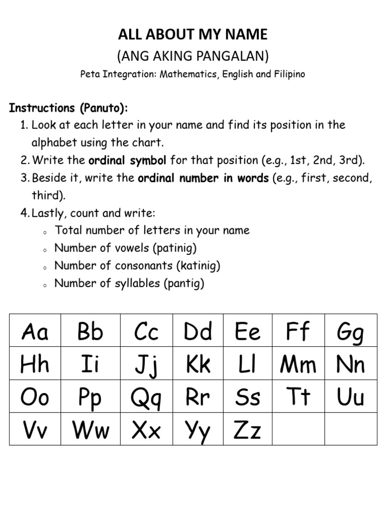 Peta Math English Filipino | PDF