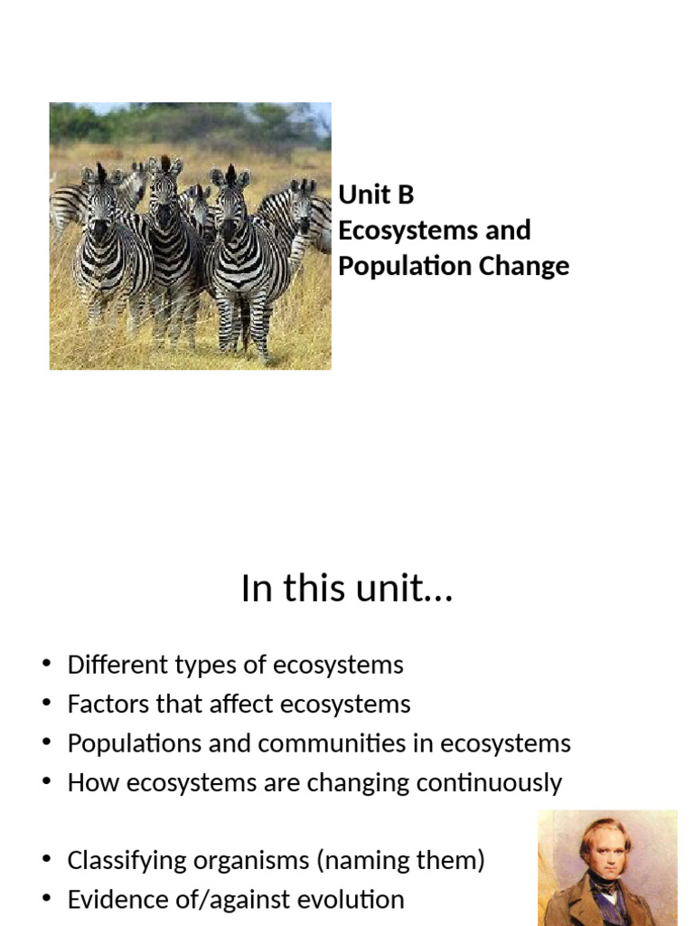 4.1 - Interactions Within Ecosystems | PDF | Ecological Niche ...