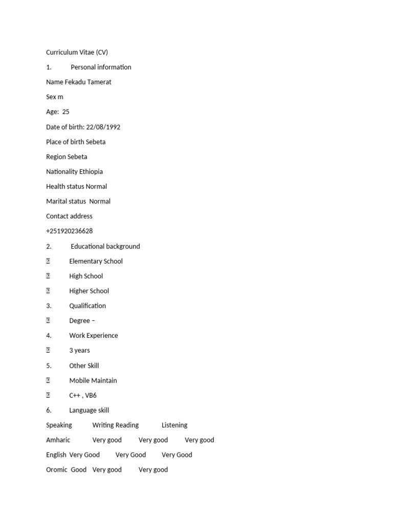 Fekadu | PDF