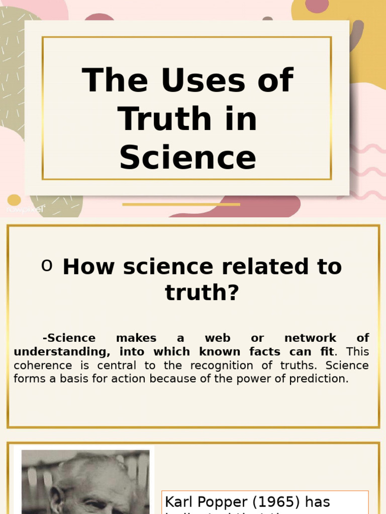 Truth in Science: Popper's Perspectives | PDF | Truth | Karl Popper