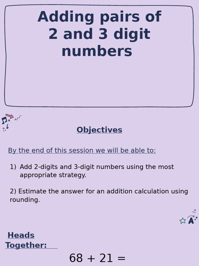 Adding 2-3 Digit Numbers | PDF