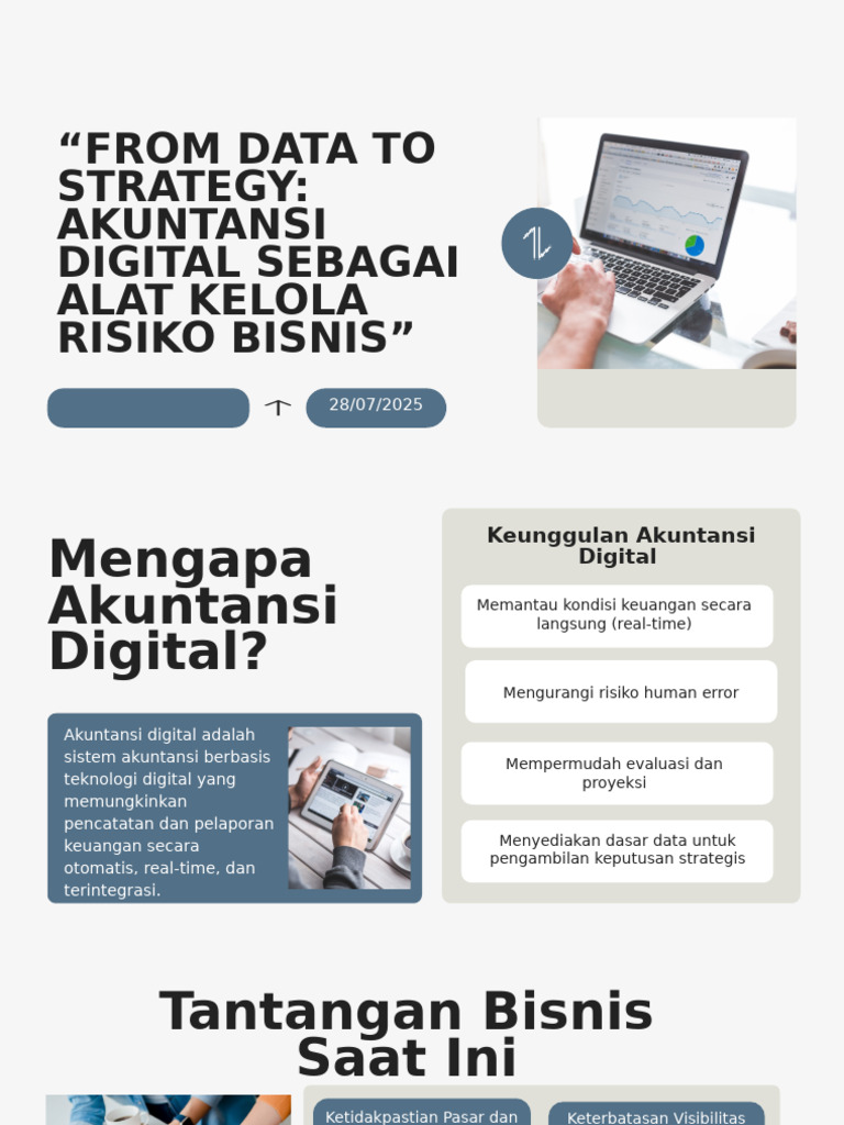Akuntansi Digital untuk Manajemen Risiko | PDF