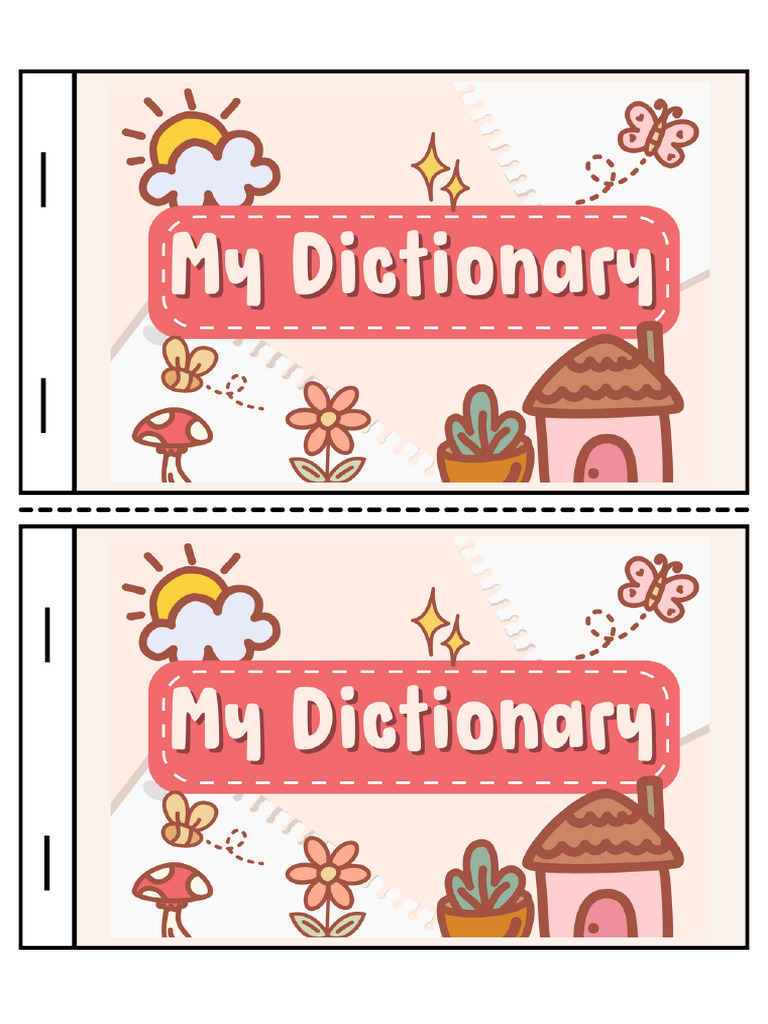 My Dictionary Mini Book | PDF