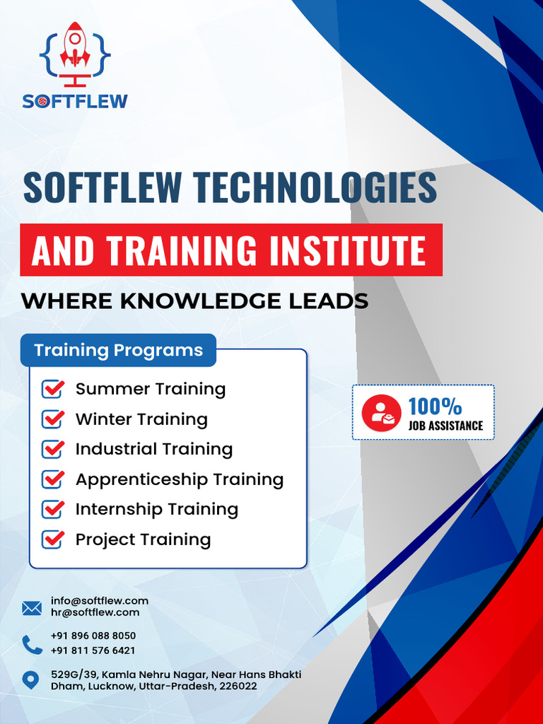 Softflew Training Brochure | PDF | Php | Computing
