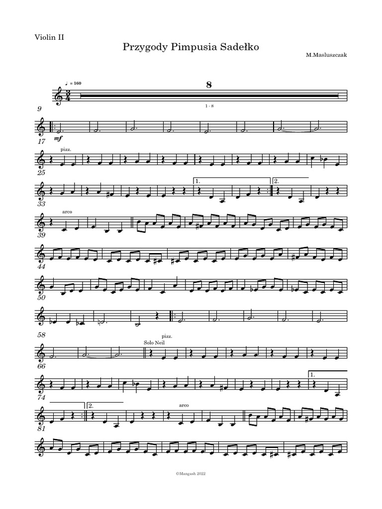 Pimpus Violin2 | PDF