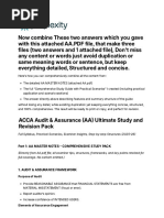 ICAN New Syllabus Summary - AAA | PDF | Audit | International Financial Reporting Standards