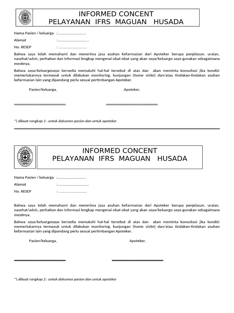 Informed Concent Ifrs | PDF