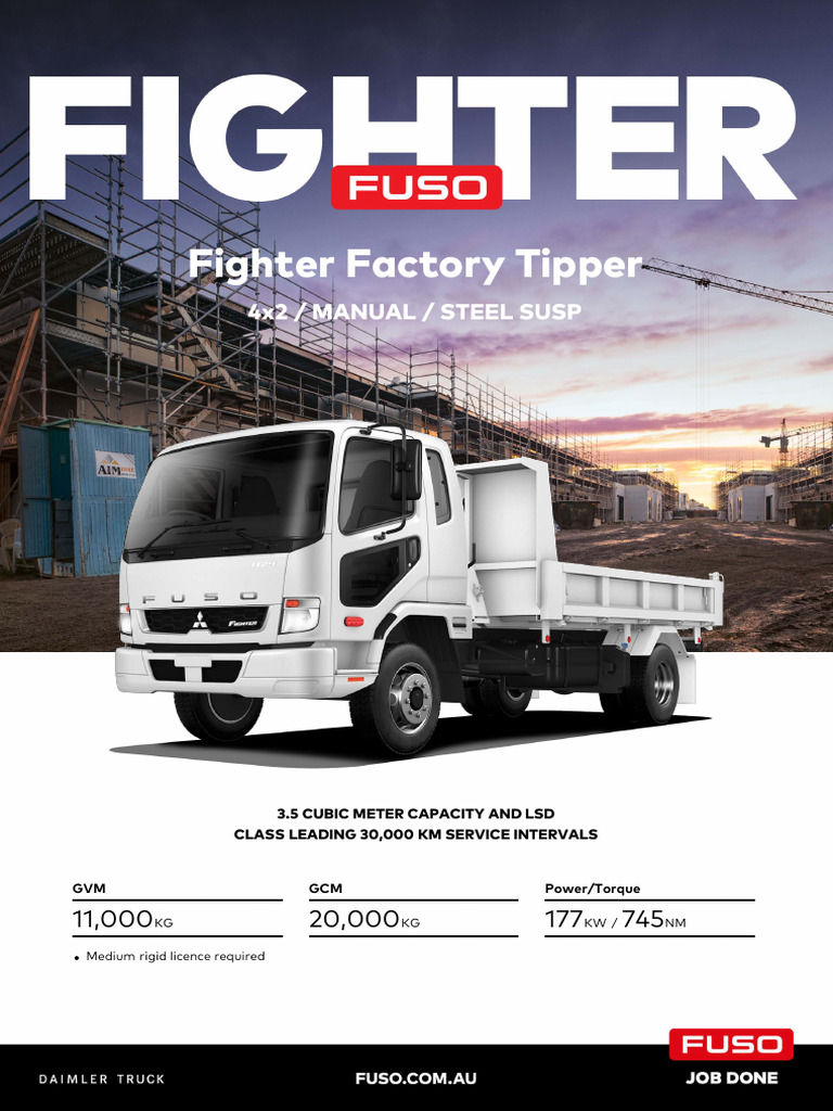 Fighter 1124 Factory Tipper | PDF | Headlamp | Truck