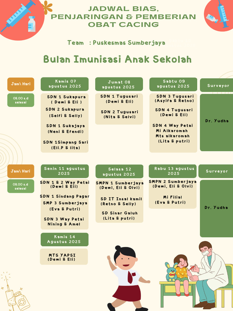 Jadwal Pelajaran Kelas Estetik Lucu Krem Hijau Coklat.pdf | PDF