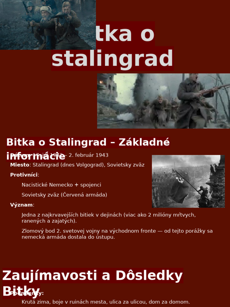 Bitka o Stalingrad | PDF